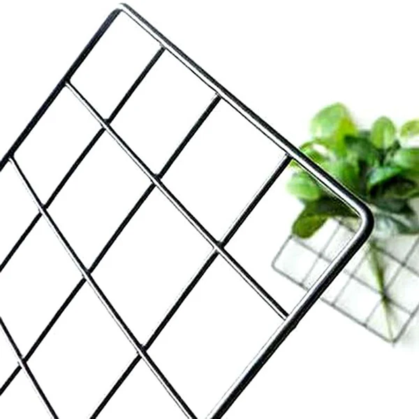Nordic Ins Style Metal Mesh Grid Wall Photos Grids Pictures Postcards ...
