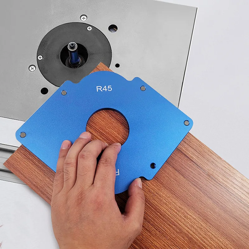 Recortadora de carpintería, plantilla de arco de ángulo R para mesa de ...