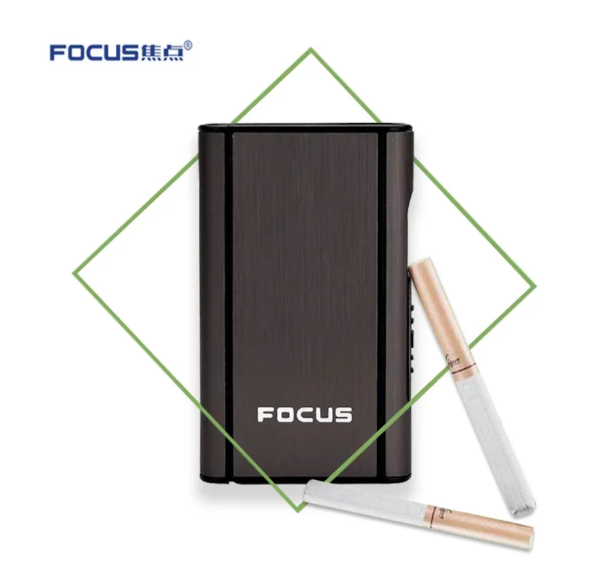 Original-Focus-portable-10pcs-Cigarette-Capacity-metal-cigarette-case ...