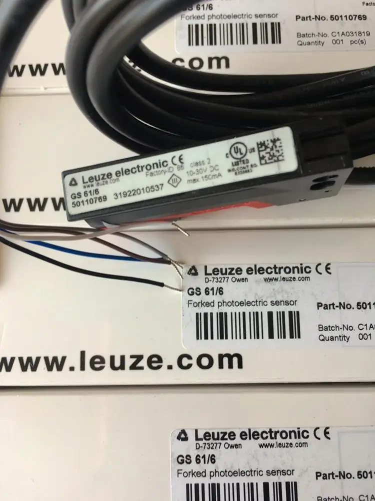 100% New Original Leuze Label Sensor GS 61/6D GS 61/6 GS 61/6D.2 LV461.1/P2