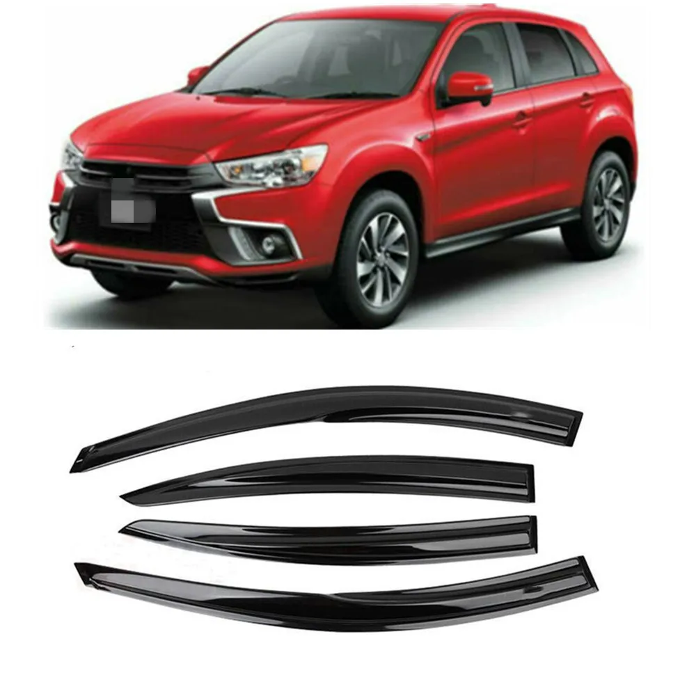 For Mitsubishi ASX 2010-2019 Side Window Vent Visor Sun Rain Deflector ...