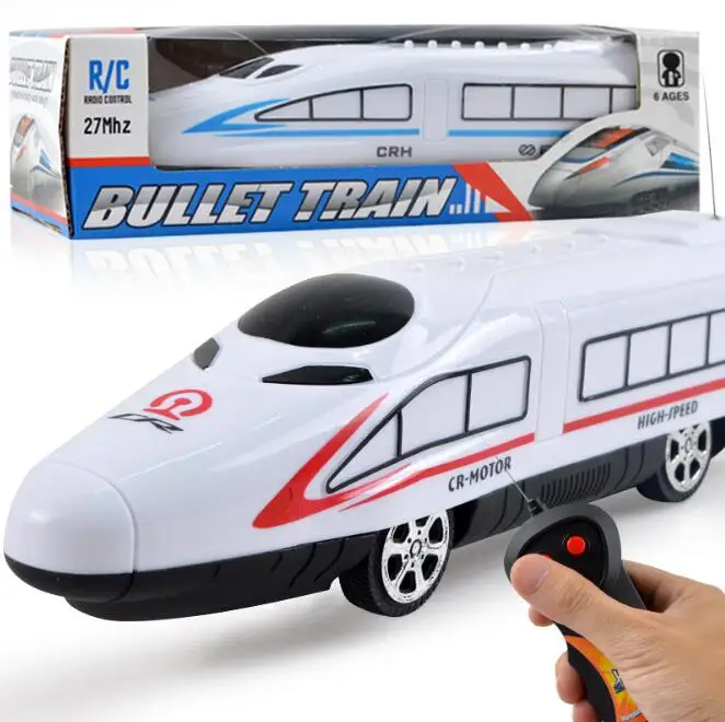 Electric wireless remote control creative children's toy car train ...