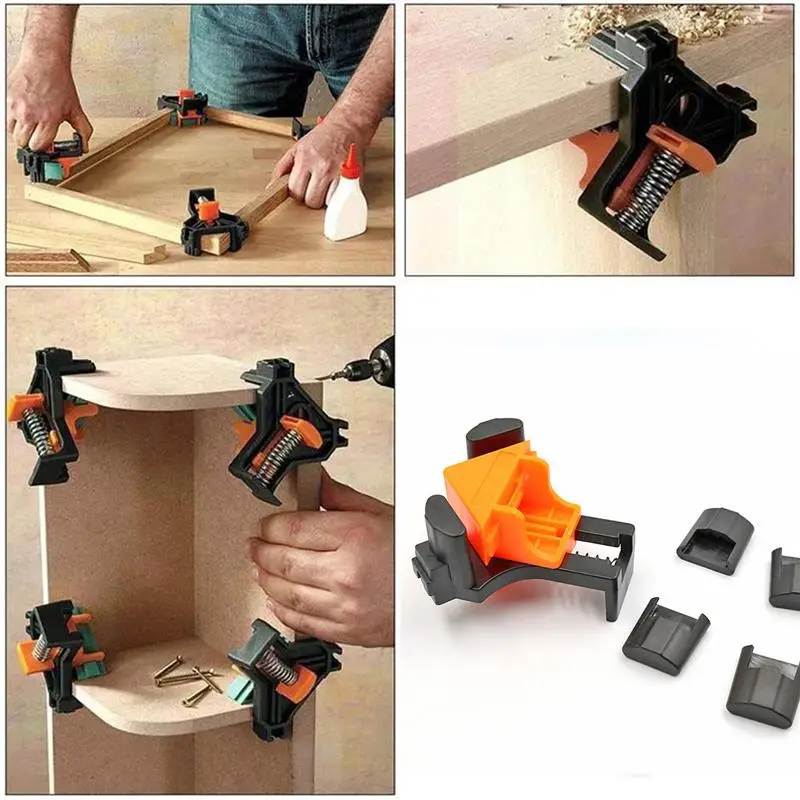 Pince de serrage,Pince à Angle droit 4 pièces-ensemble 90 degrés, Clips ...