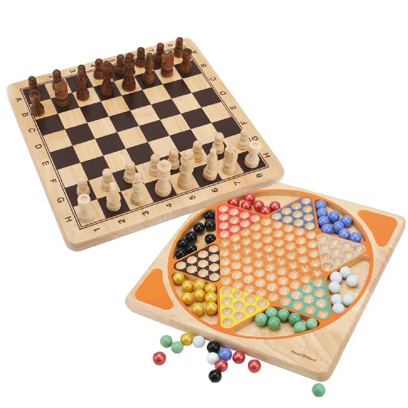 Chess And Checkers 2in1 Board Game Games & Puzzles Board Games Toys ...