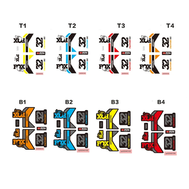 Limited Chance of FOX32 STEP-Cast bicycle stickers/fork decals of ...