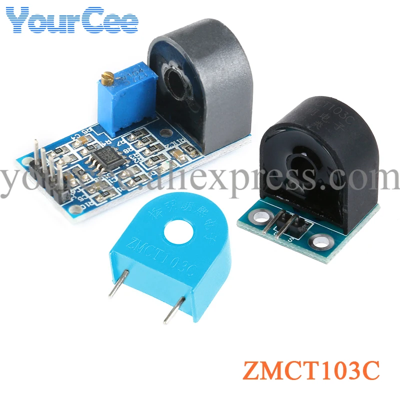 ZMCT103 ZMCT103C 5A Range Single Phase AC Active Output Onboard ...