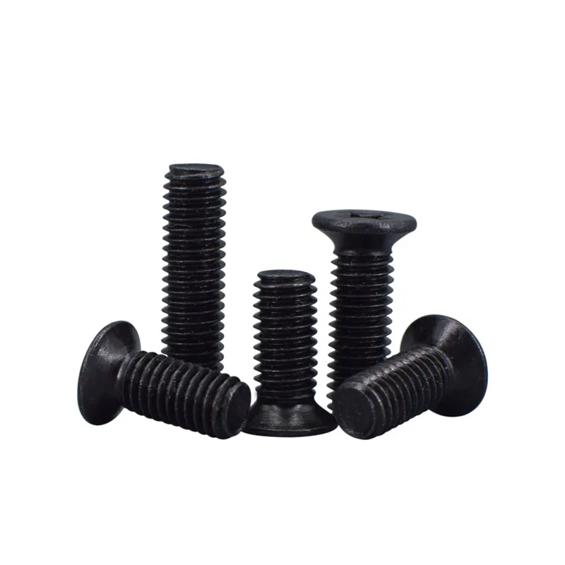 VIS,M2.5-10mm--Vis De Machine À Tête Fraisée Noire M2 M2, 5 M3 Km, 100 ...