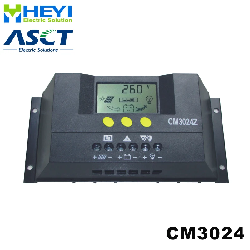 CM3024 Universal solar charge and discharge controller 20A 12V / 24V ...