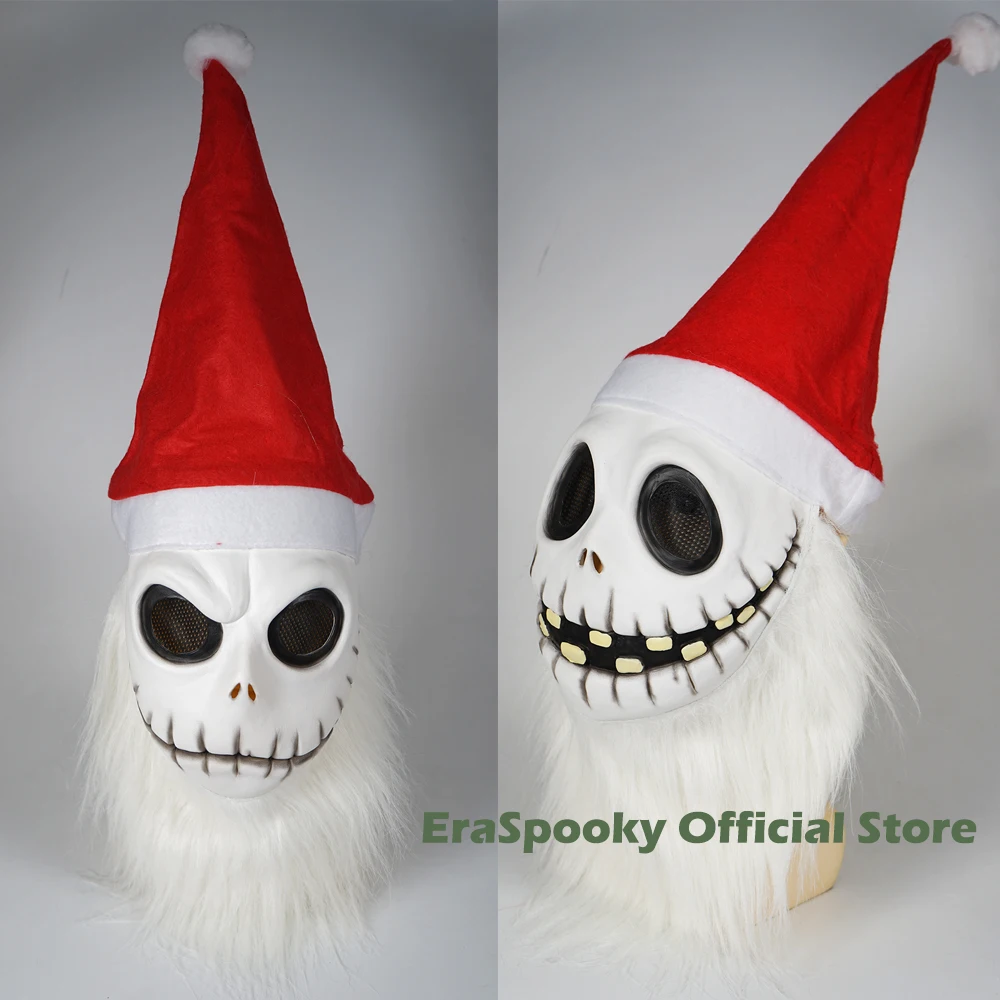 Jack Skellington Santa Hat With Beard