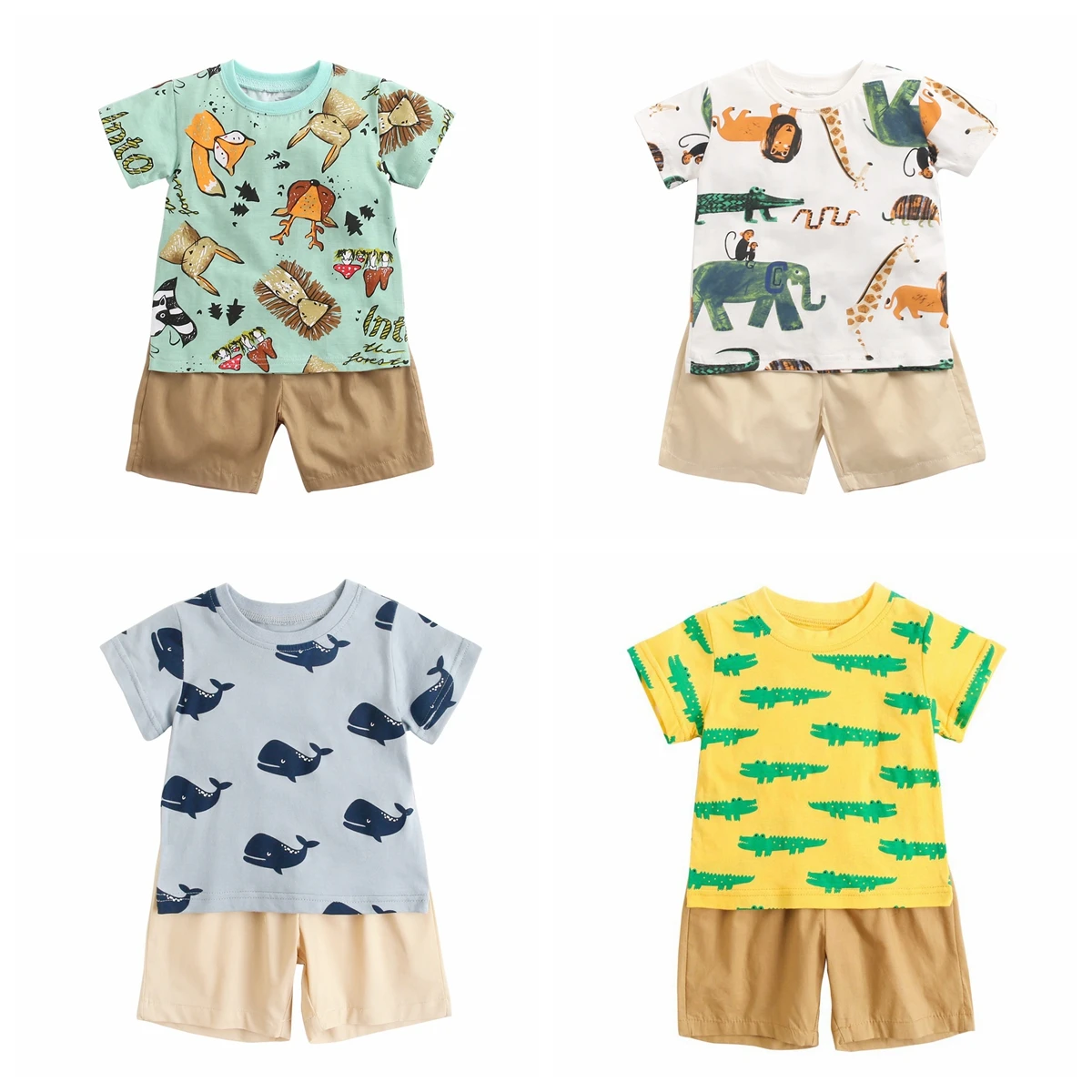 Cartoon Boys Clothing 2pcs | MINIMARKET PRO LLP