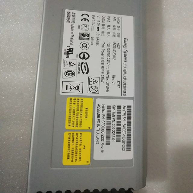 Original PSU For SUN SPARC T5220 750W Switching Power Supply A227 300-2232-01 ECD14020012 ...