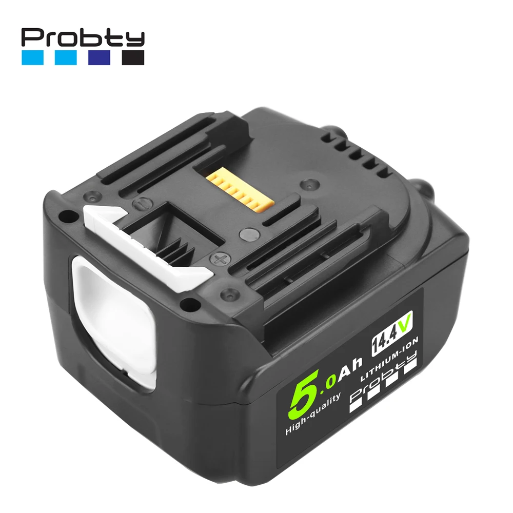 14.4v 5.0ah Rechargeable Li-ion Battery For Makita 14v Power Tools ...