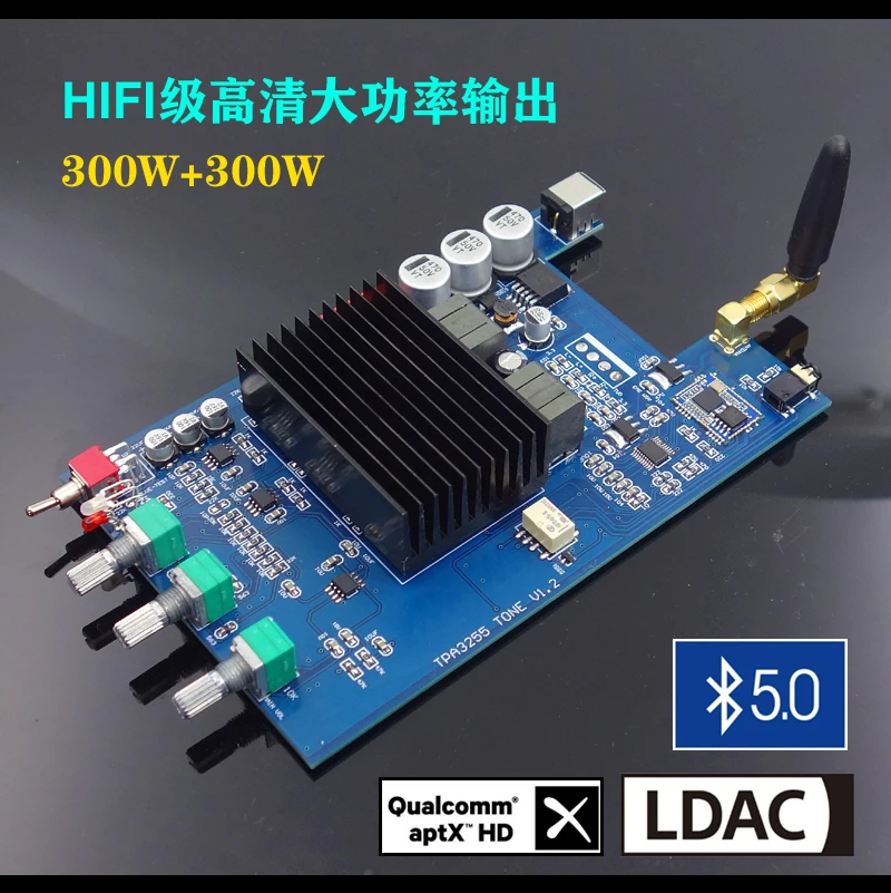 New TPA3255 Audiophile HIFI Bluetooth 5.0 High Power Amplifier Board ...