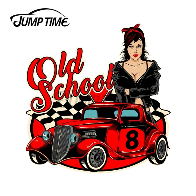 Rockabilly Car Pin Up