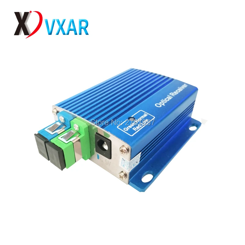 Mini FTTH nodo óptico activo CATV receptor óptico con WDM