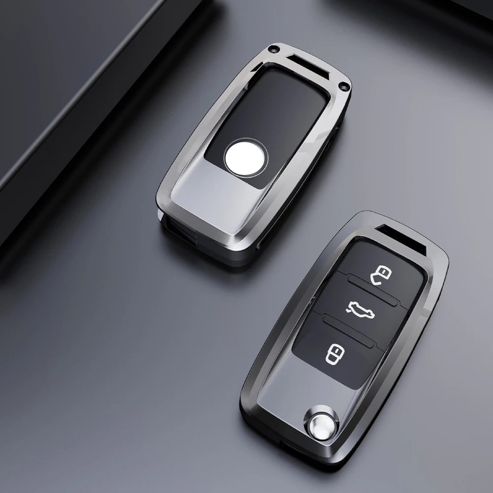 Zinc-Alloy-Car-Key-Cover-For-Volkswagen-VW-Bora-Polo-Touran-Sciricco ...