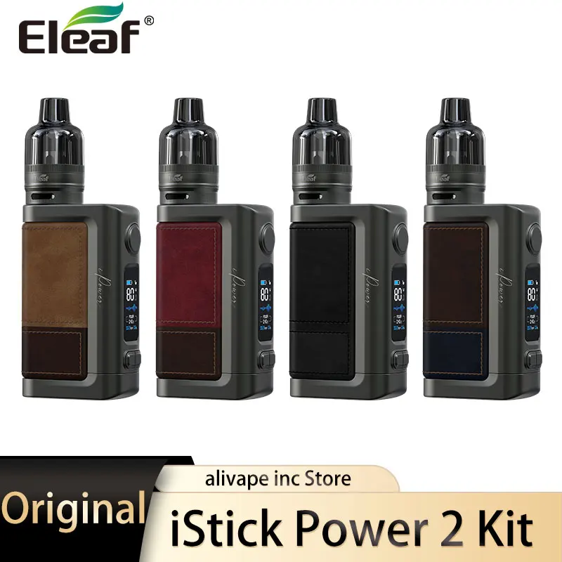 Original-Eleaf-iStick-Power-2-Kit-5000mAh-Battery-Kit-80W-Vape-With-4 ...