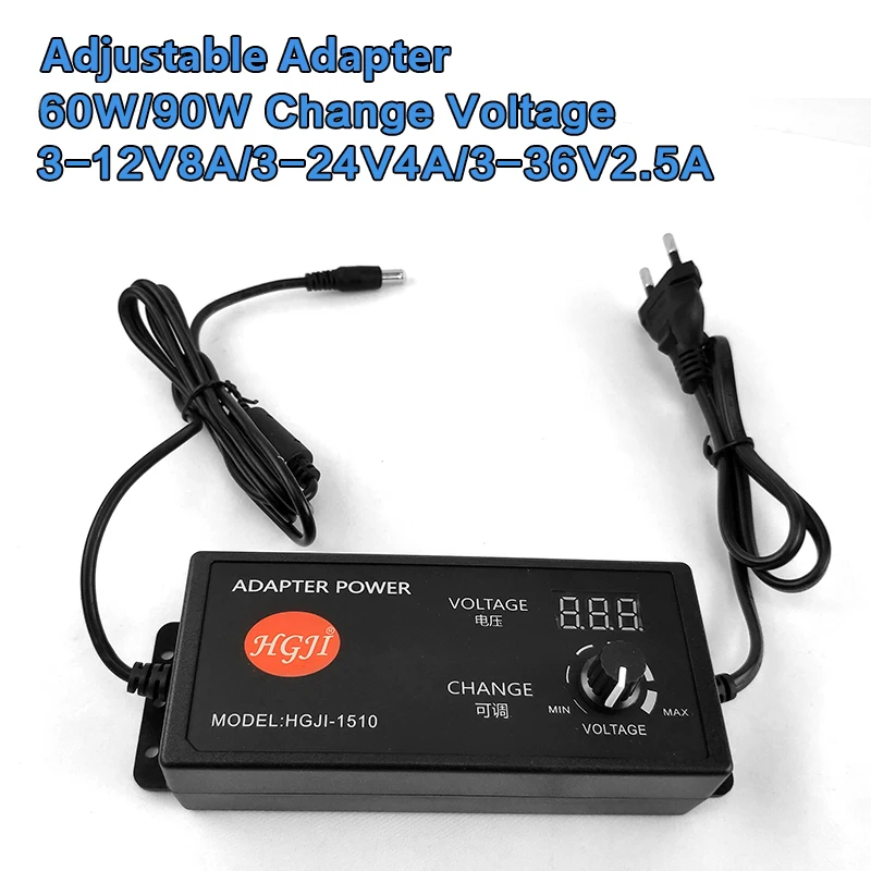HGJI-1510-3-12V8A-24V4A-36V-2-5A-90W-Adjustable-Adapter-With-Display ...