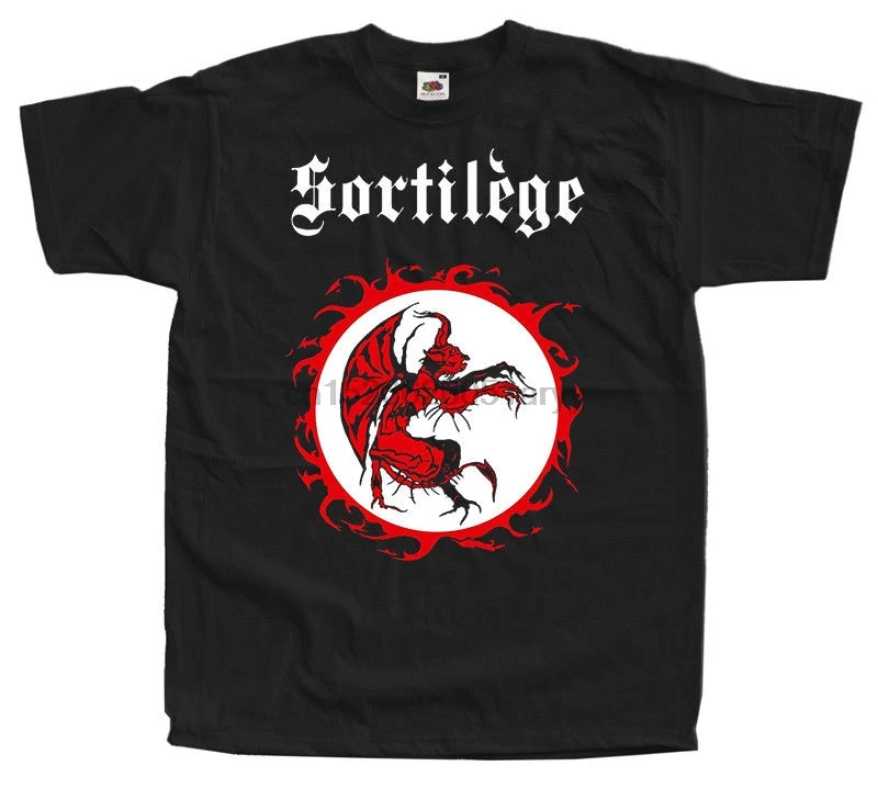 Sortilege 1983 T SHIRT black all sizes S 5XL 100% cotton Quality T ...