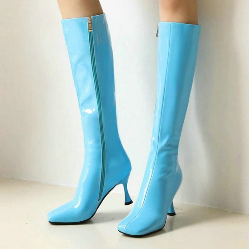Women's Leather Boots Colors | High Boots Ladies Color | Knee High ...