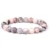 Fashion Natural Stone Pink Angelite Beads Bracelet 8mm Sunstone Beaded ...