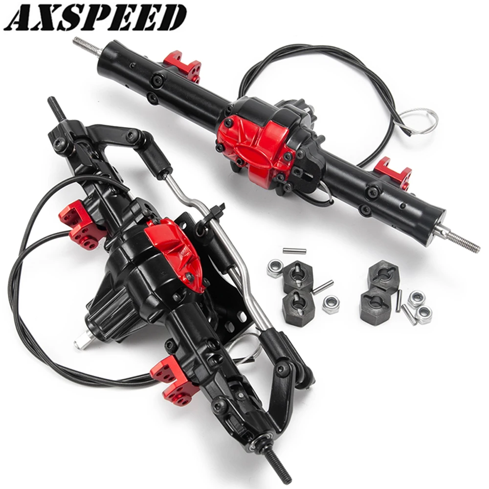 Axspeed Aluminum Alloy Front Axle And Rear Axle With Differential Lock ...