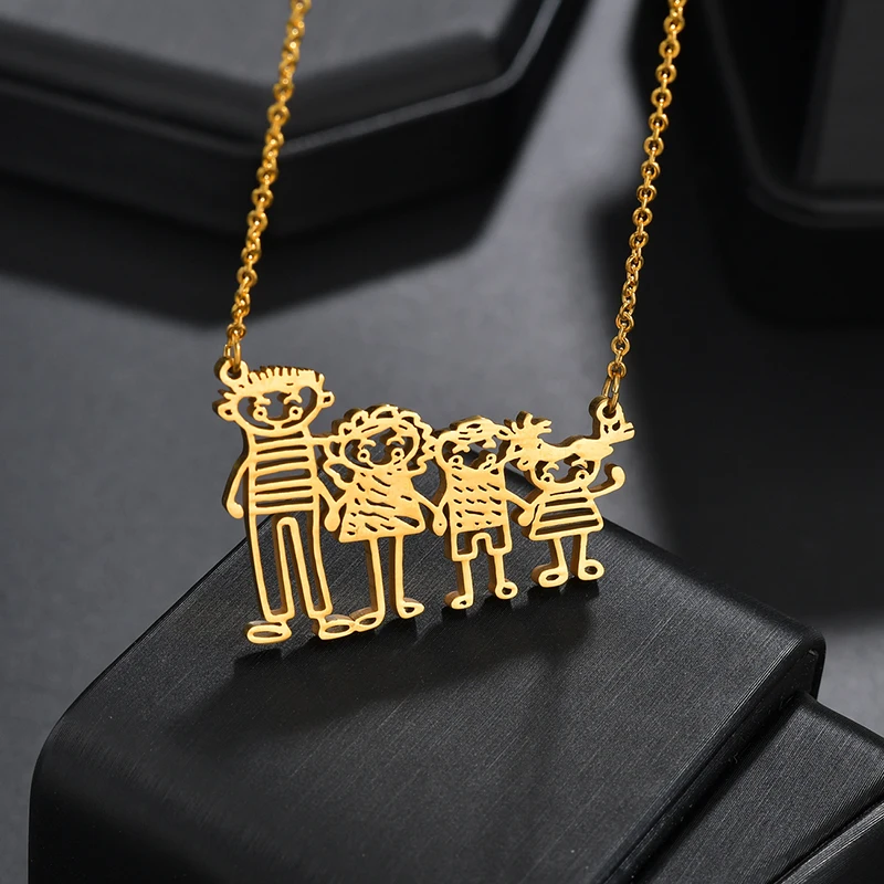 Guy Necklace Drawing