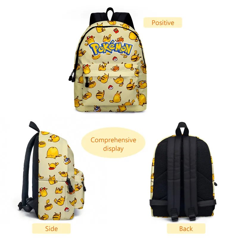 Pokemon Pikachu Backpack | Anime Pokemon Mini Bookbag