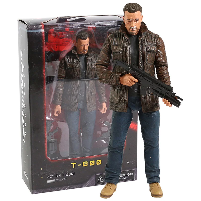 Figura de acción de PVC de NECA Terminator T-800 T-1000 Endoesqueleto ...