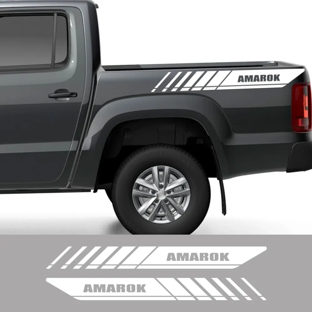 For-VW-Volkswagen-Amarok-Pickup-Rear-Trunk-Side-Decals-Car-Stickers ...