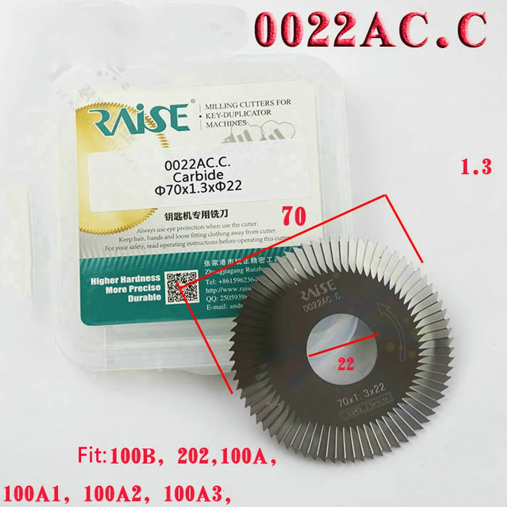 Raise-0022AC-C-Carbide-Key-Cutting-Machine-3-Side-Saw-Blade-70-1-3-22 ...