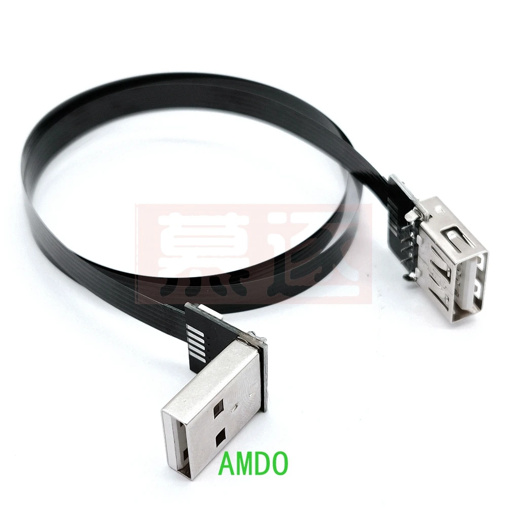 AMDO-AMF-25CM câble de moniteur standard USB 100 mâle à femelle FFC ...