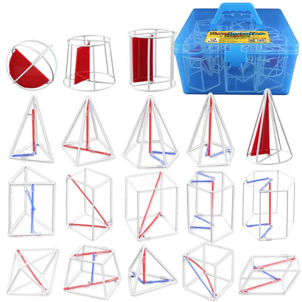 19-Sets-Geometry-Shapes-Frame-Model-Set-with-Cross-Section-and ...