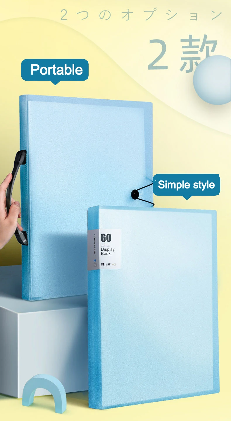 Classeur,A3 – classeur pour Album photo 8K, organiseur de stockage pour ...