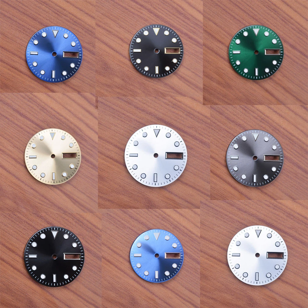 29mm Luminous Dial Fit NH36 NH36A Movement Watch Accessories Sterile ...