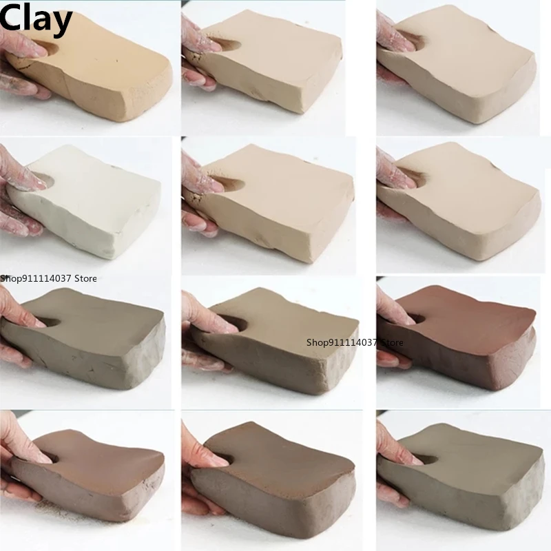 250g safety soft clay mud Jingdezhen for children's DIY porcelain clay ...