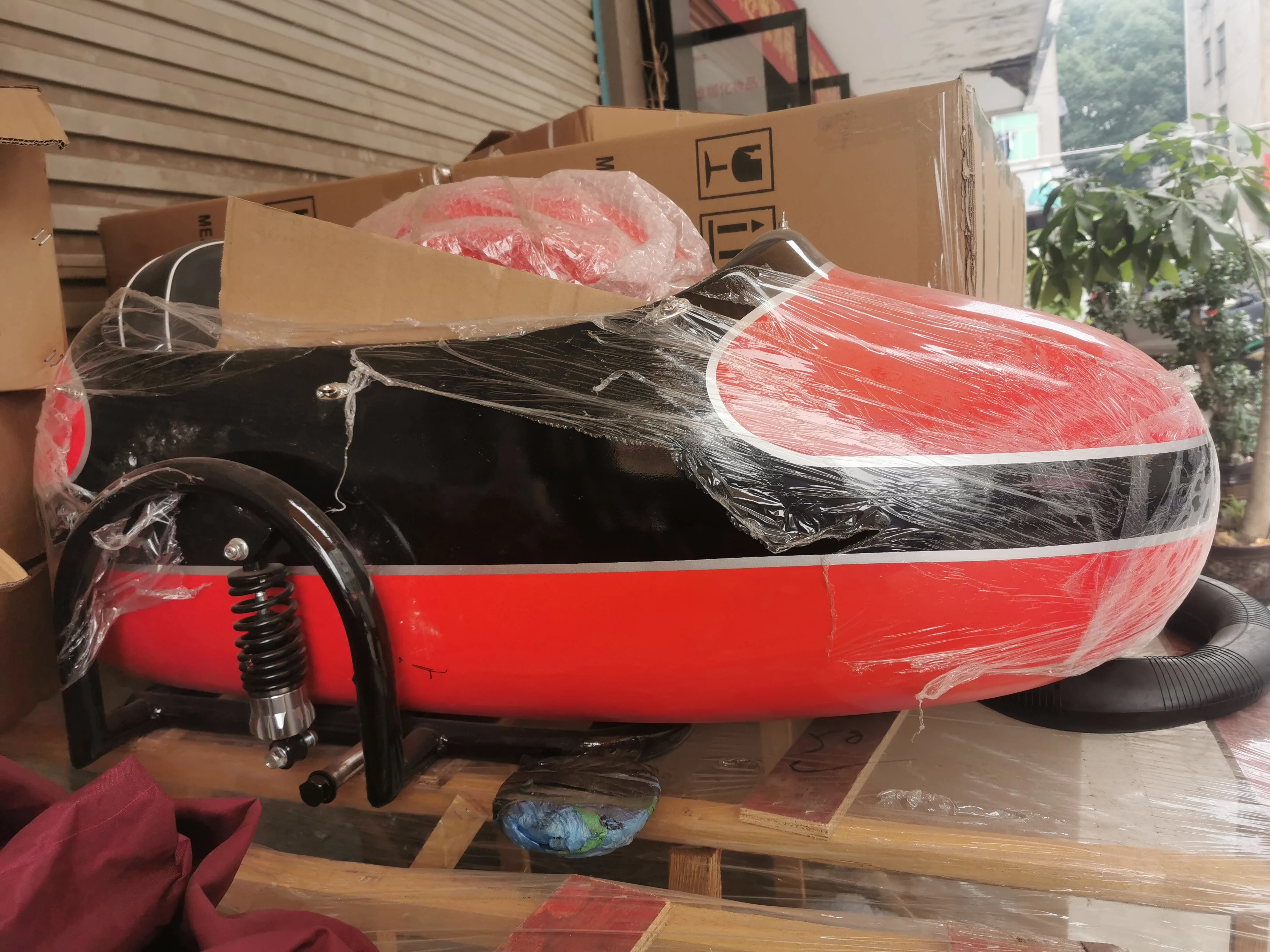 Motorcycle sidecar for Mini Trail Z50 Monkey Bike 110cc 125cc hard tail ...