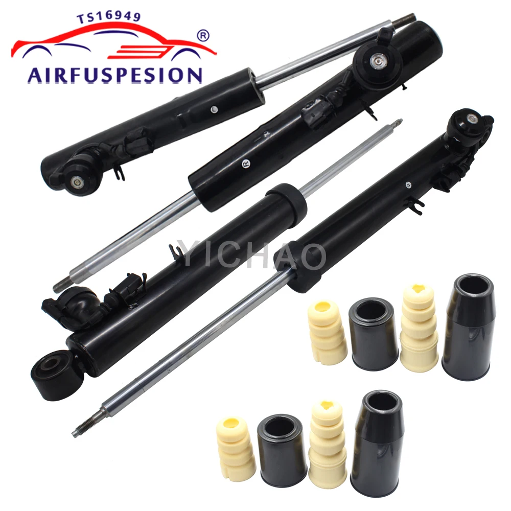 1 Set Front Rear Suspension Shock Absorber + Buffer+ Dust Boot For Audi ...