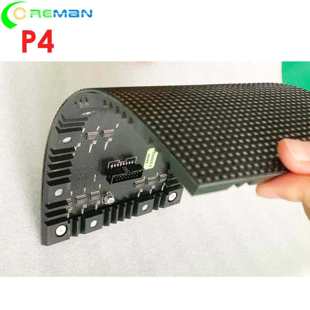 Módulo de led matrix p4, 32x64 128mm x 256mm, módulo de led redondo ...