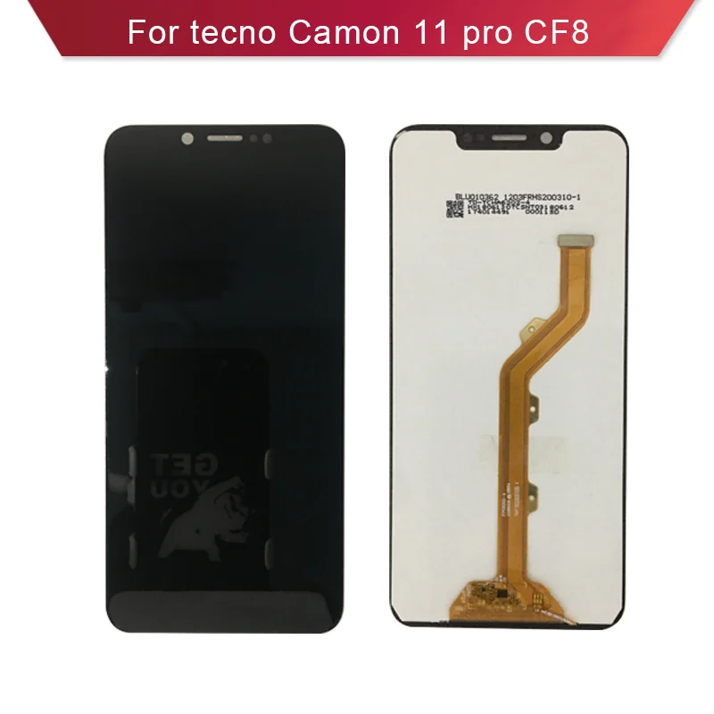 Novo para tecno camon 11 pro cf8 tela lcd com painel de toque digitador ...