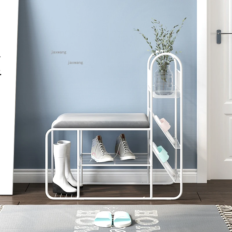Living Room Dormitory Shoe Changing Stool Nordic Hallway Porch Storage ...