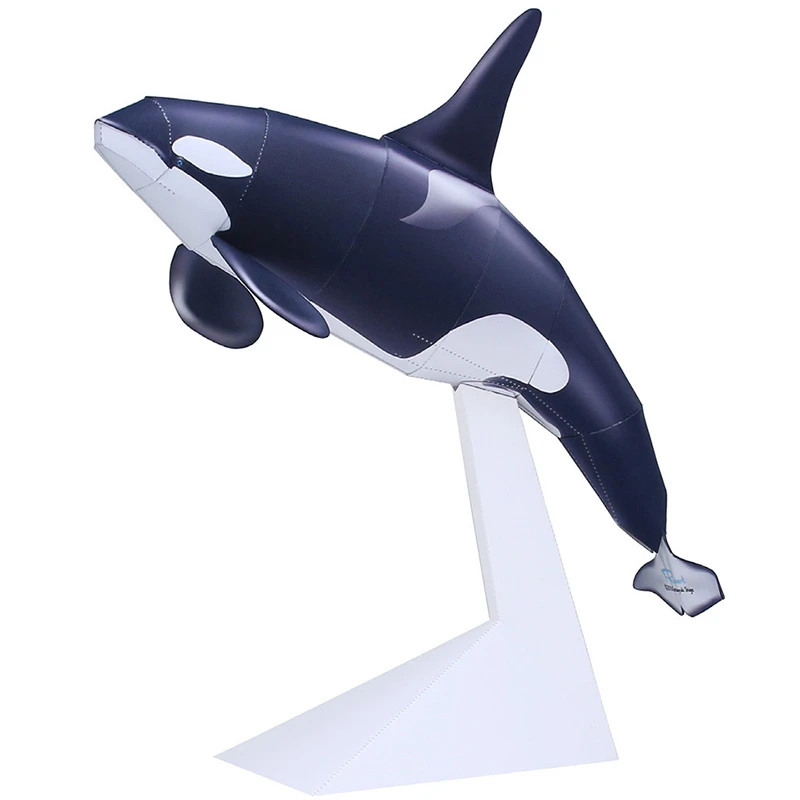 Killer Whale Orca Folding Origami Art Mini Cute 3d Paper Model ...
