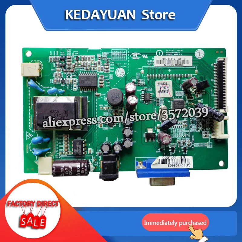 free shipping original 100% test for LG W1943SV W1943SE EAX59305907 LGM ...