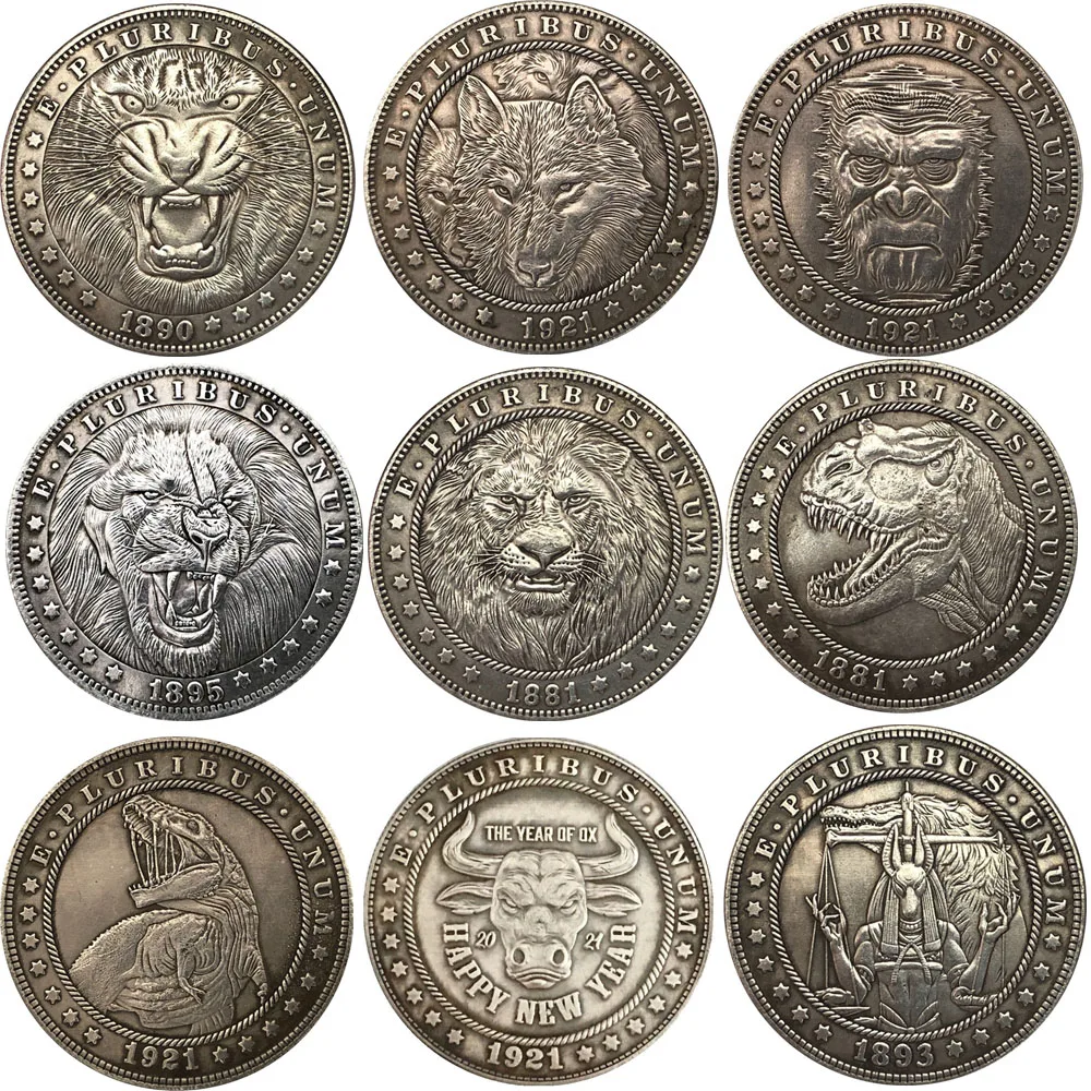 38mm-Dinosaur-Lion-Hobo-Nickel-Antique-Coin-Collectible-Old-Coin-Art ...