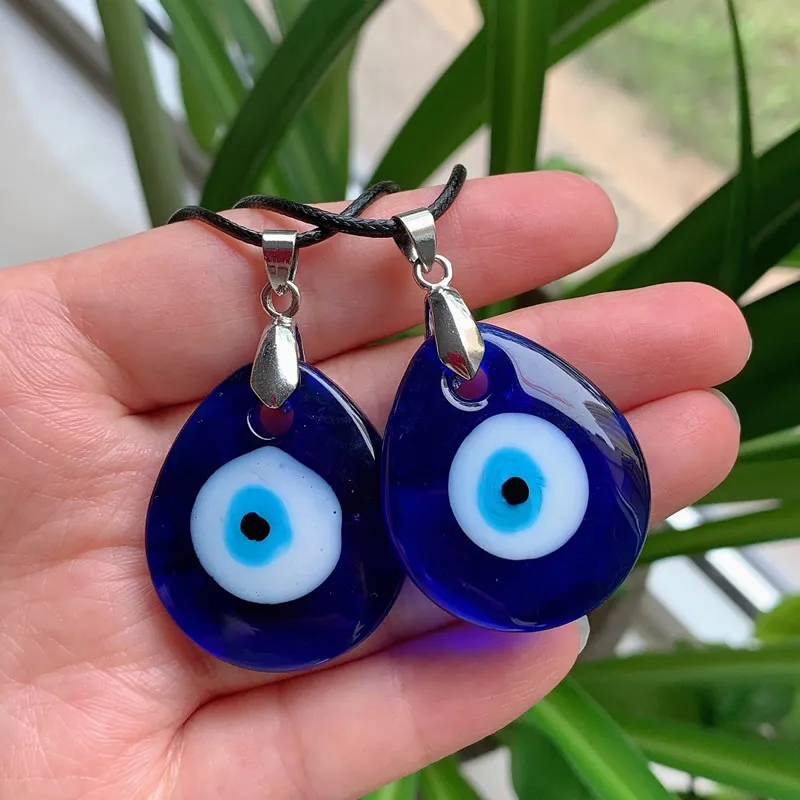 Glass Evil Eye Necklace