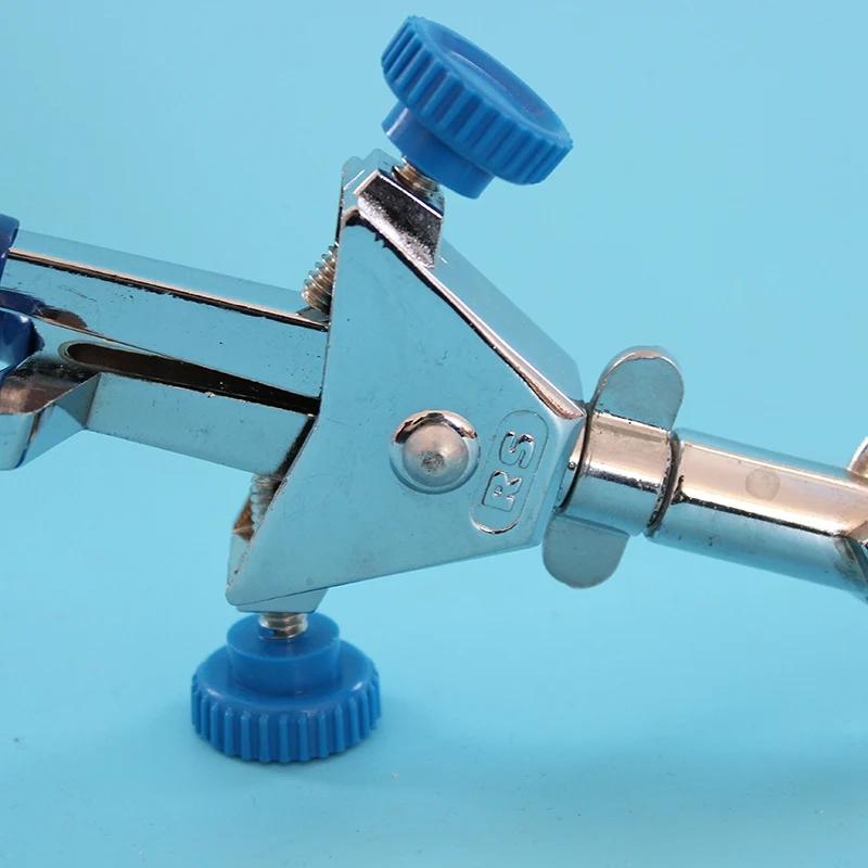 Two-Way Adjustable Three-Jaw Rotating Flask Clamp Laboratory Double ...