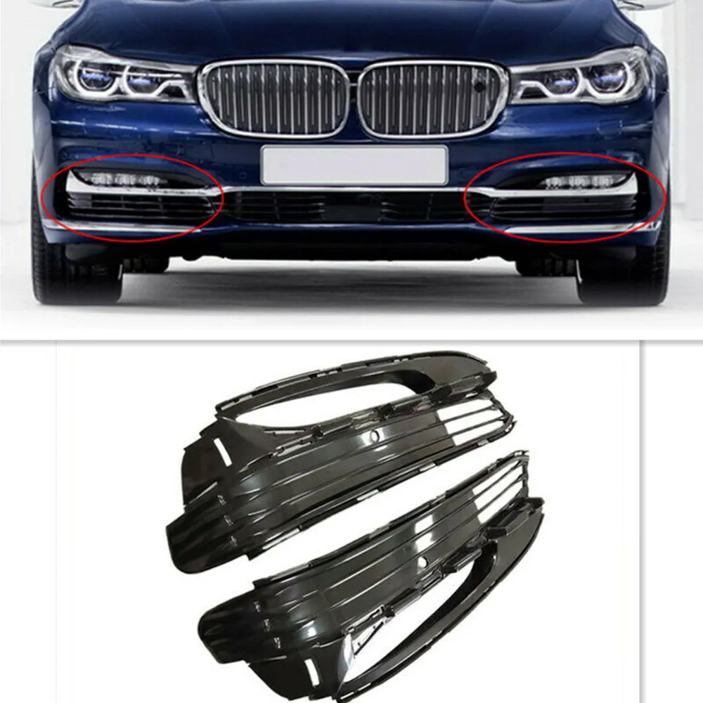 NEW Front Fog Light Bumper Grille Trim Cover 51117486837 51117486838 ...