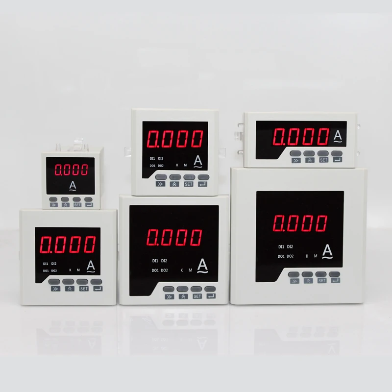 Programable AC ampere panel meter 1 phase digital current meter|Current ...