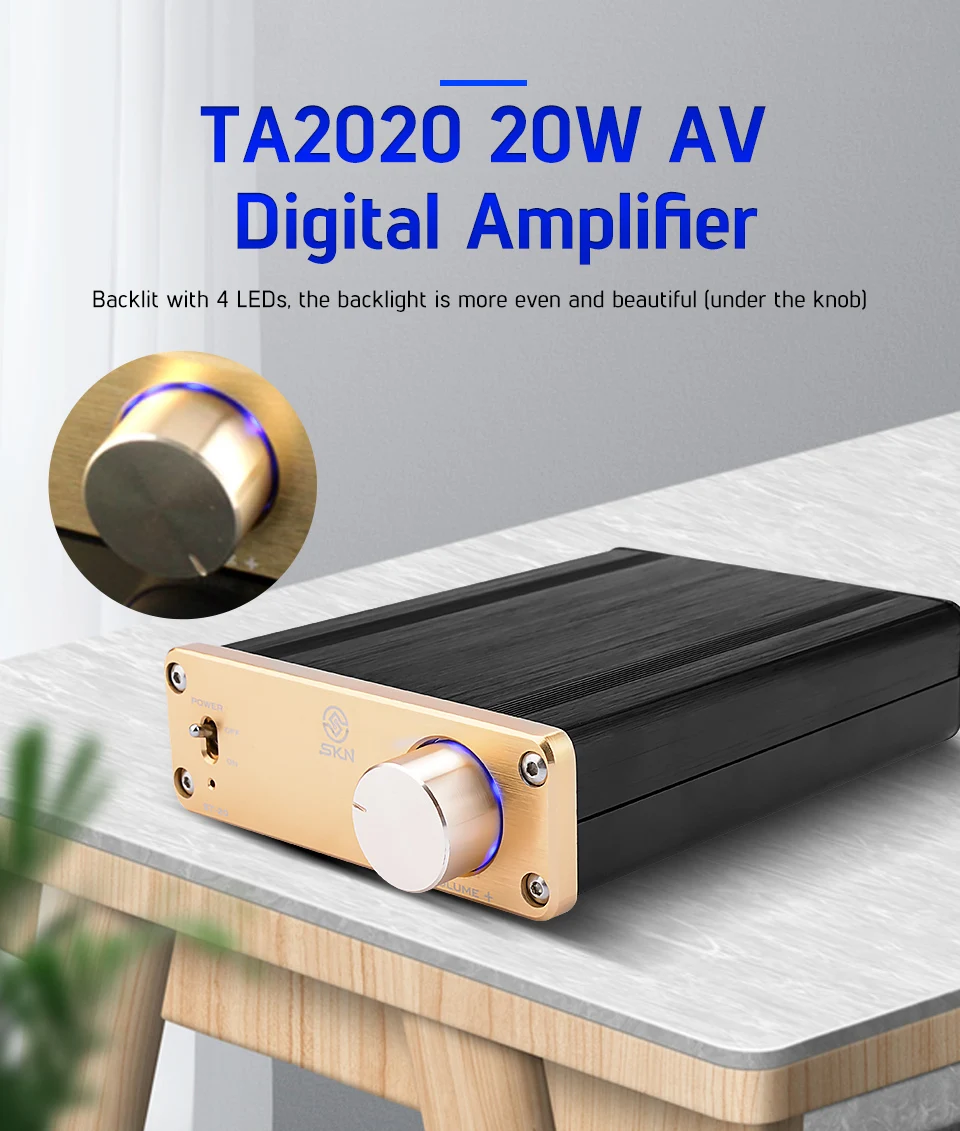 TA2020 Hifi Цифровой усилитель мощности AV усилитель мощности 2,0 ...