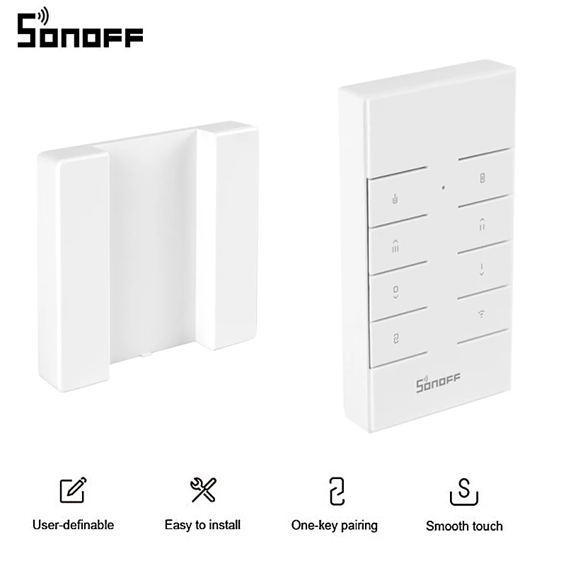 SONOFF RM433 8 клавиш многоцелевой на заказ 433 МГц RF пульт дистанционного управления работает ...